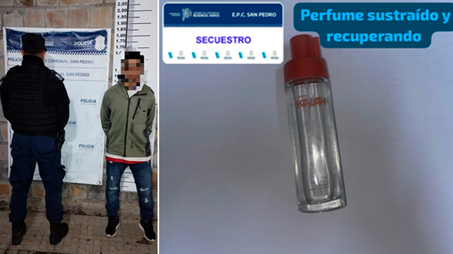 Le robó un perfume a una joven y fue detenido cuando intentaba escapar ...